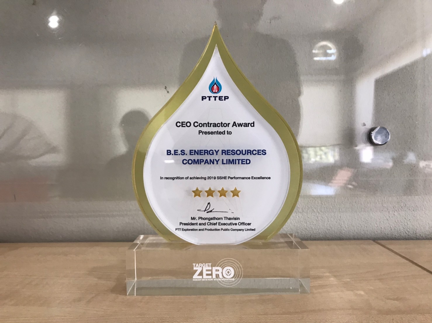 Management Meeting at PTTEP SP Sinphuhorm, Khon Kaen – BES ENERGY